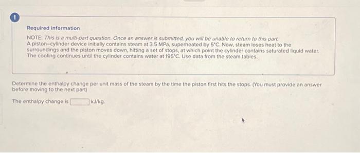 [Solved]: Required information NOTE: This is a multh-part q