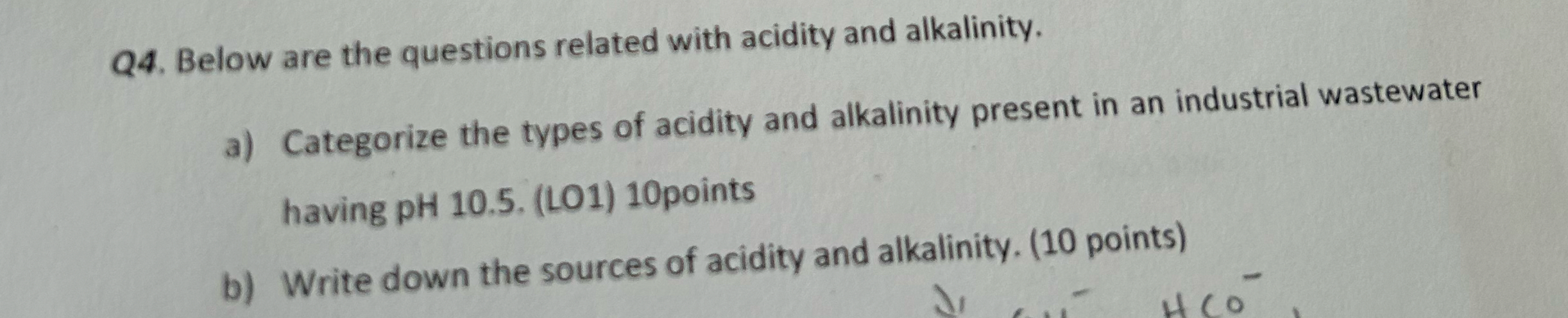Solved Q4. ﻿Below are the questions related with acidity and | Chegg.com
