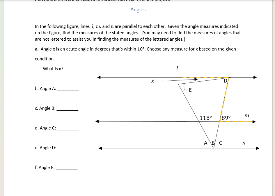 Solved In the following figure, lines l,m, ﻿and n are | Chegg.com