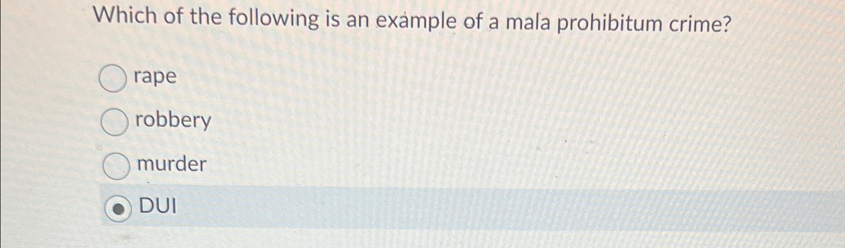 Solved Which of the following is an example of a mala | Chegg.com