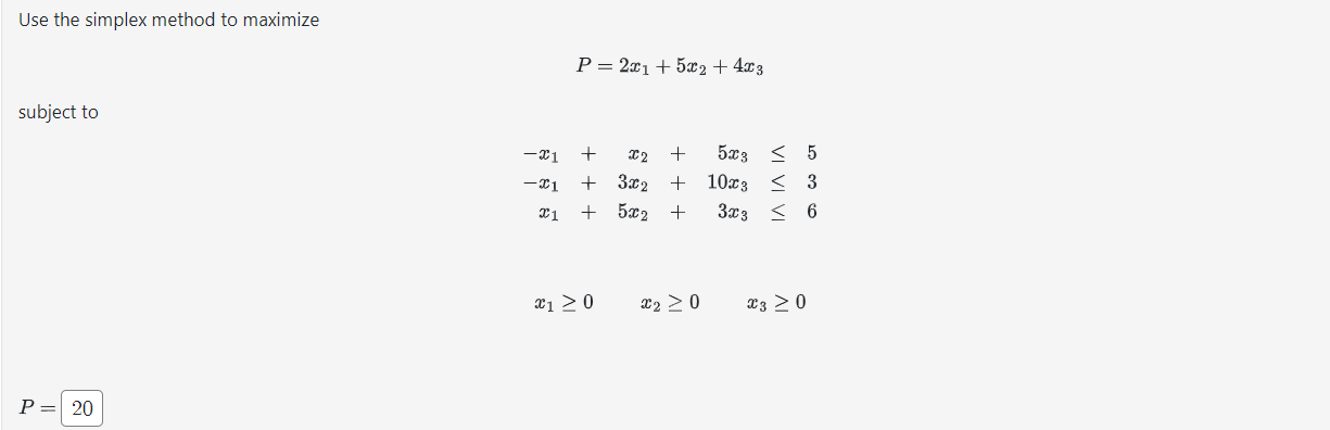 Solved For the tableau,Use the simplex method to | Chegg.com