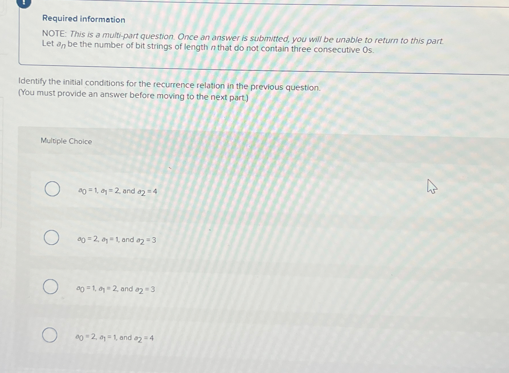 Solved Required informationNOTE: This is a multi-part | Chegg.com