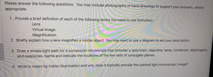 Solved Please answer the following questions. You may | Chegg.com