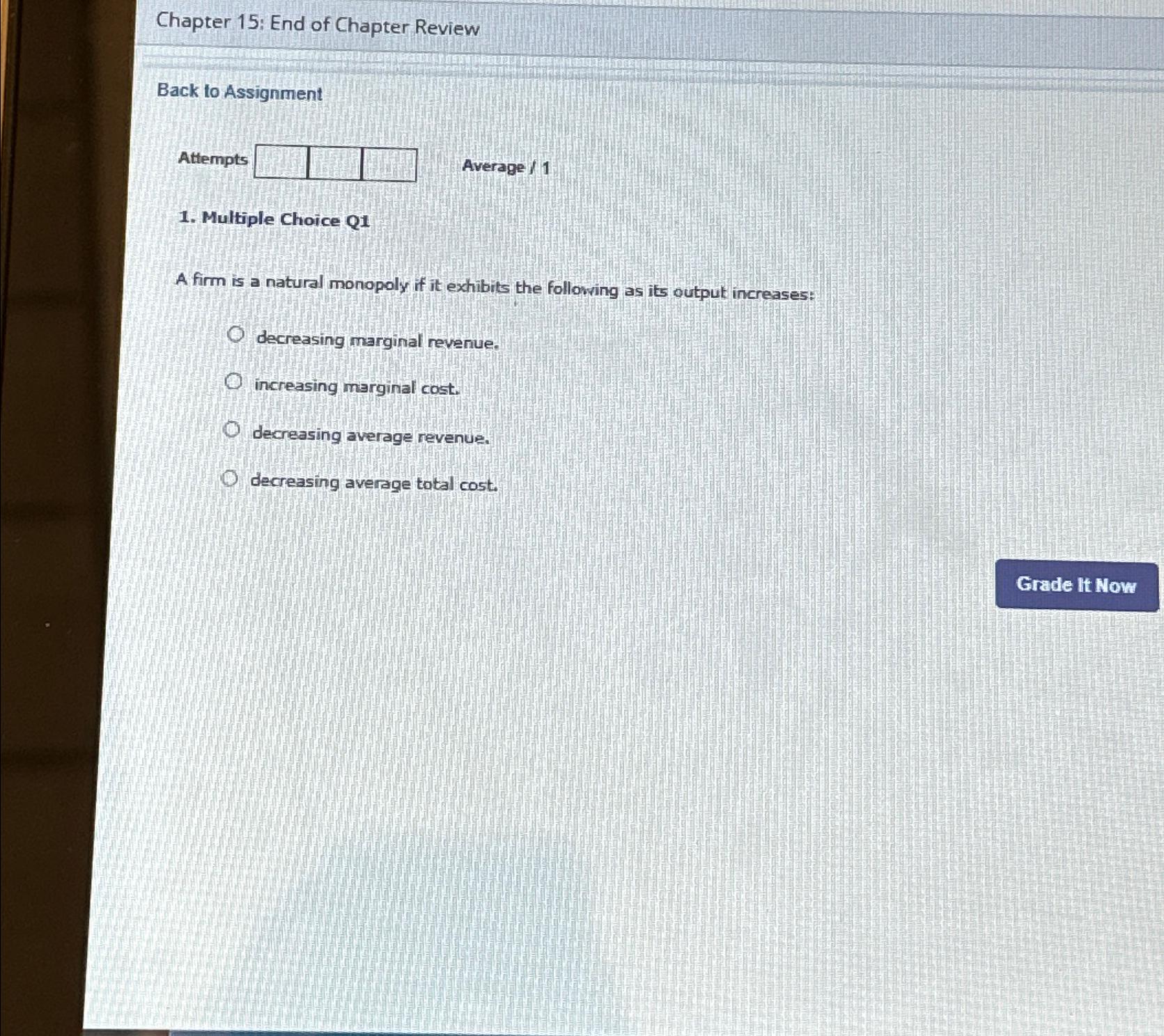 Solved Chapter 15: End of Chapter ReviewBack to | Chegg.com