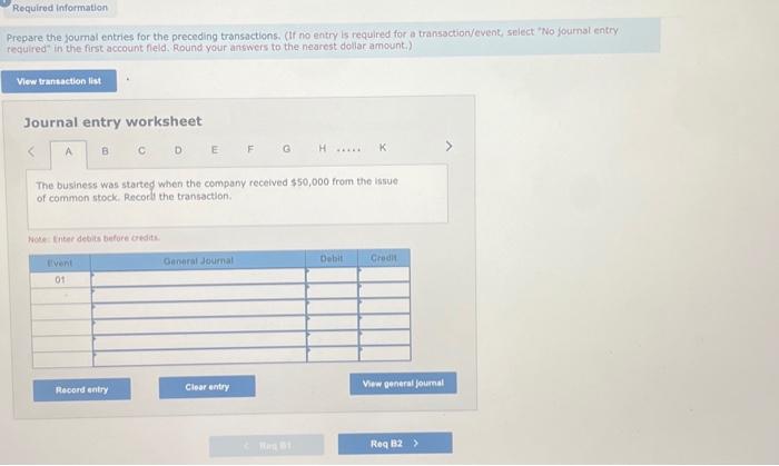Solved 1 Required information [The following information | Chegg.com