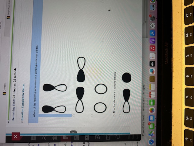 Solved Which of the following represents a π ﻿bonding | Chegg.com