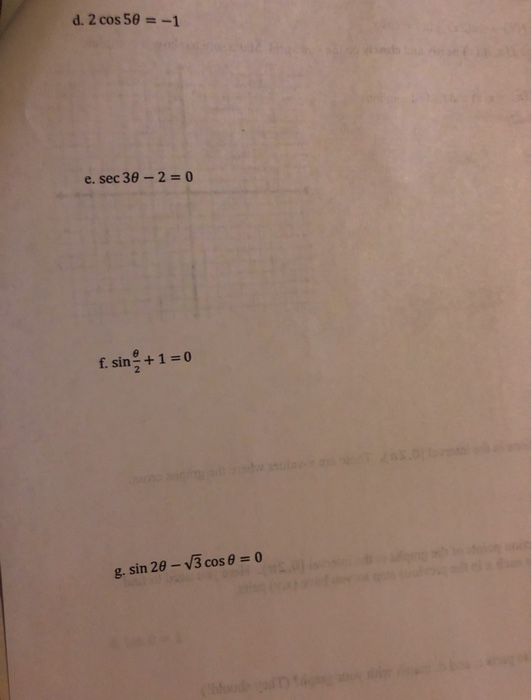 Solved 75 1. For each, find all solutions. Then, list all | Chegg.com