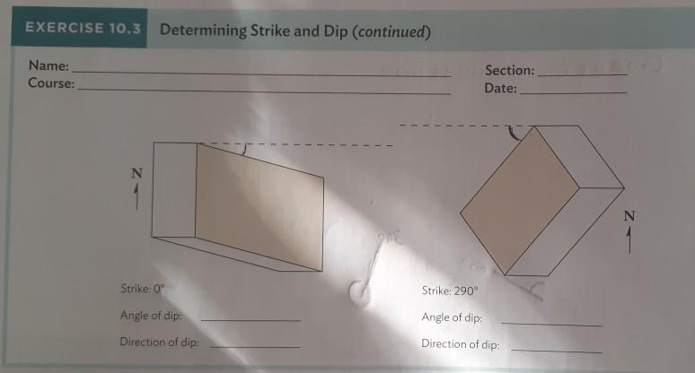 Solved (b) Use the protractor to measure the strikes below. | Chegg.com