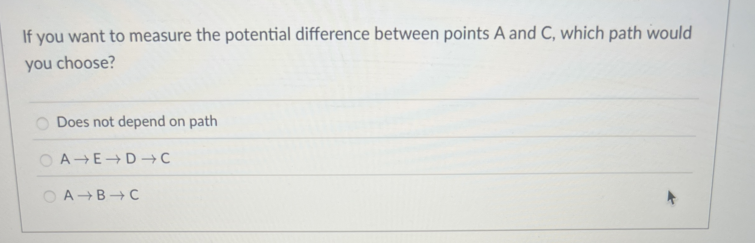 Solved If you want to measure the potential difference | Chegg.com