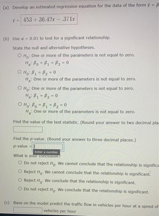 Solved A statistical program is recommended. A highway | Chegg.com