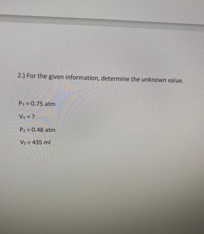 Solved 3.) Given the following values what is the final | Chegg.com