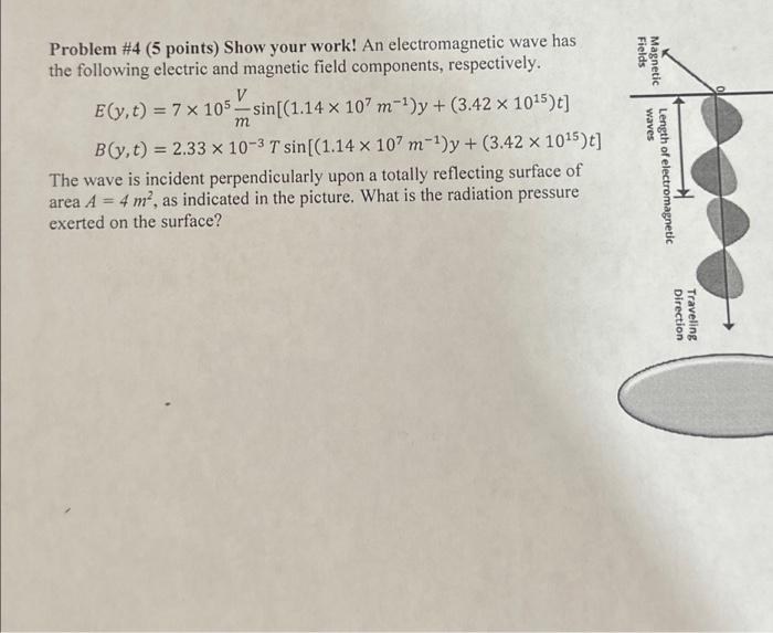 Solved Problem #4 (5 points) Show your work! An | Chegg.com
