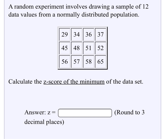 Solved A random experiment involves drawing a sample of 12 | Chegg.com