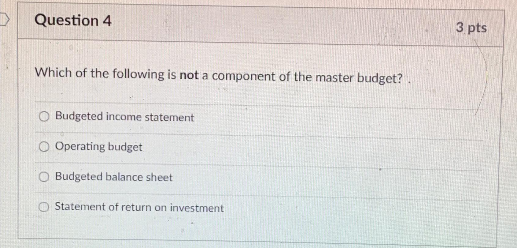 Solved Question 43 ﻿ptsWhich of the following is not a | Chegg.com