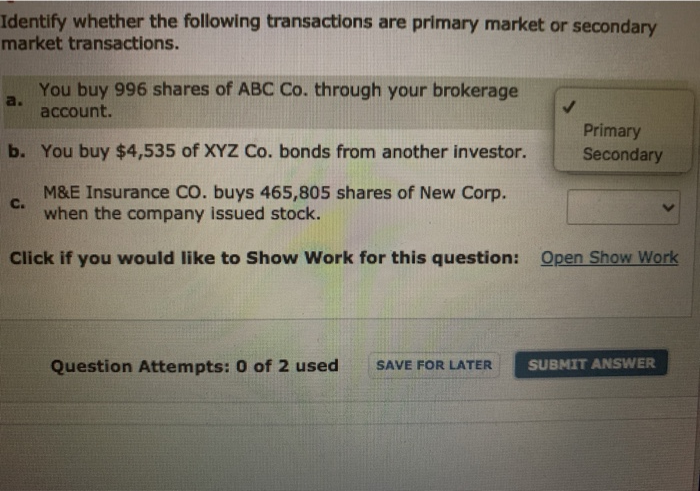 Solved Identify whether the following transactions are | Chegg.com