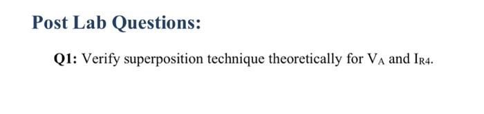 Solved Figure 5-2: Superposition Technique Example 1) Start | Chegg.com