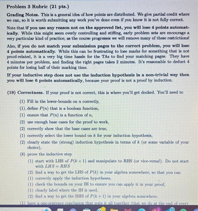 Solved Problem 3 (21 pts.) Expected Time: 1 -2 hours. | Chegg.com
