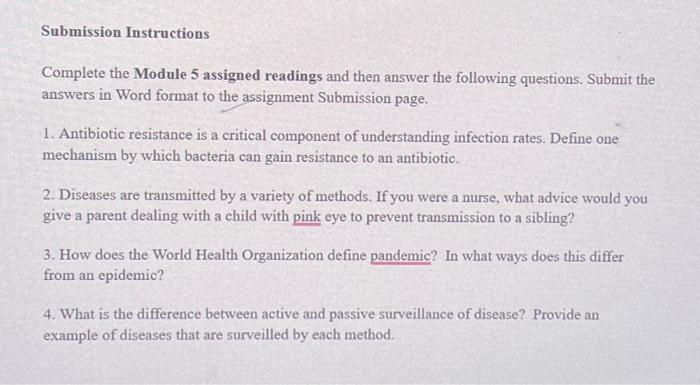 Solved Complete the Module 5 assigned readings and then | Chegg.com