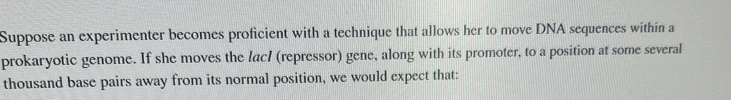 Solved Suppose an experimenter becomes proficient with a | Chegg.com