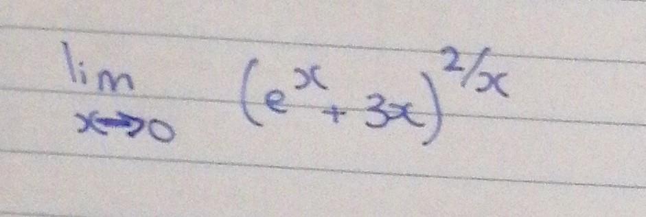 Solved (ex+3x)2/x | Chegg.com