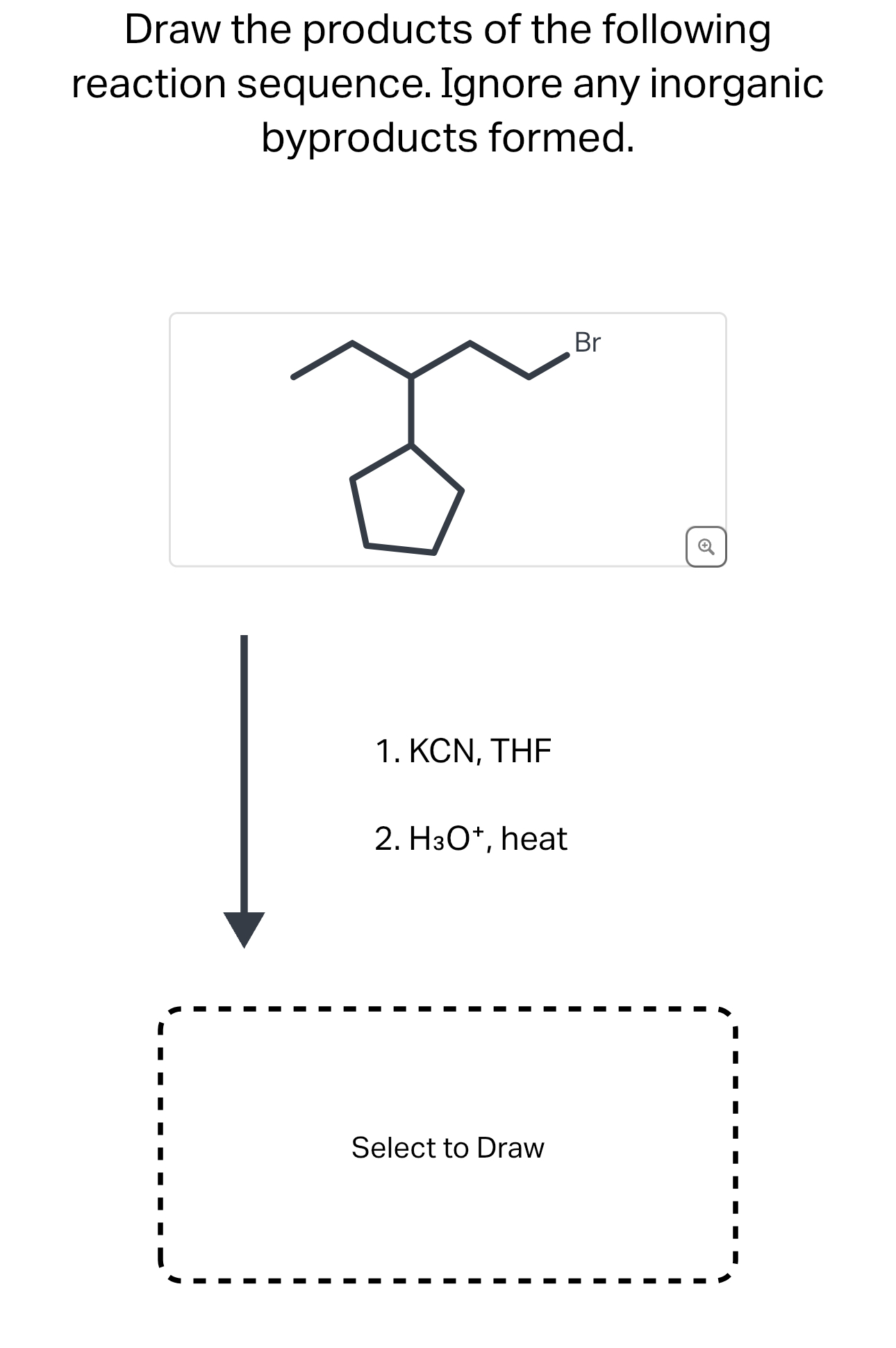 Solved Draw the products of the following reaction sequence. | Chegg.com