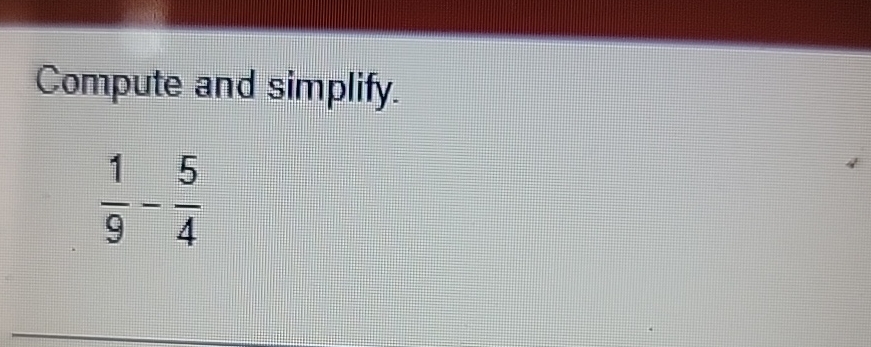 Solved Compute and simplify.19-54 | Chegg.com