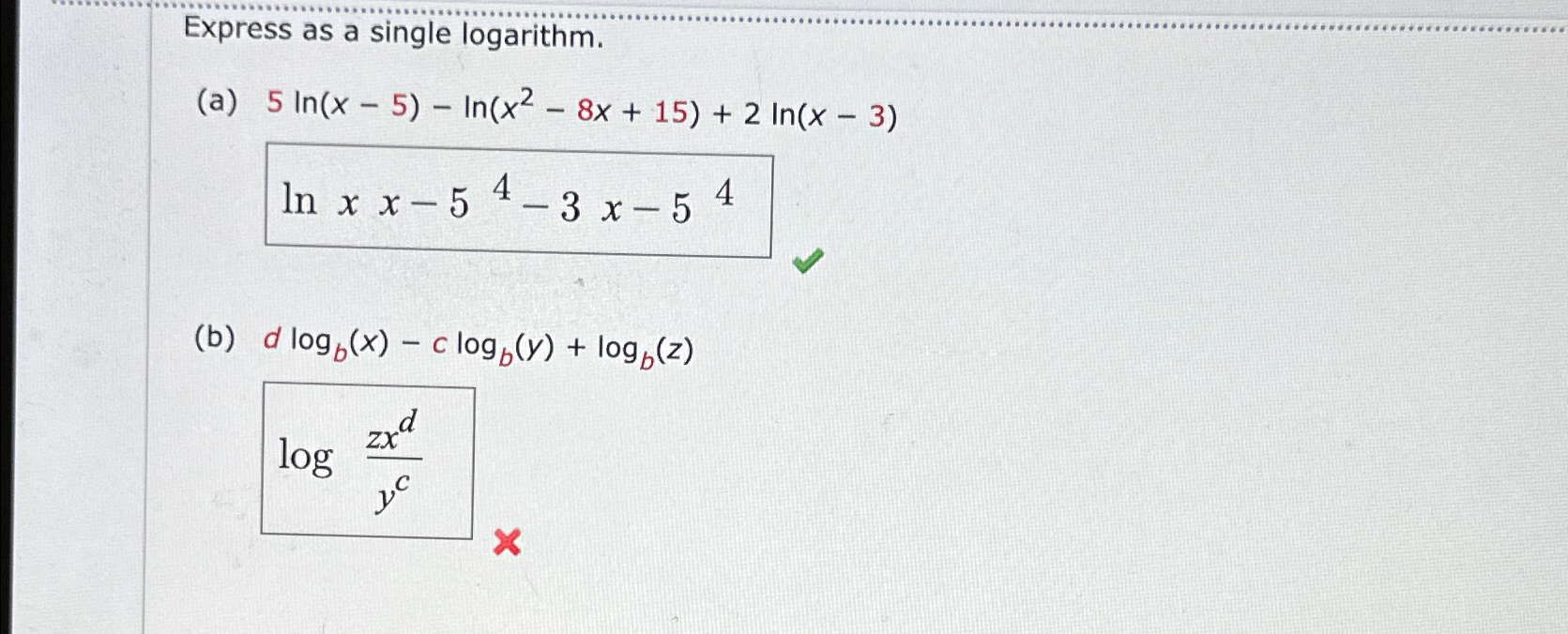 Solved Express as a single | Chegg.com