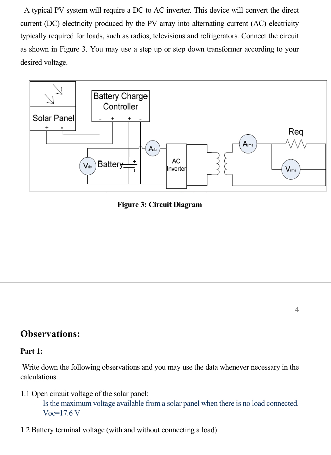 Solved A typical PV system will require a DC to AC inverter. | Chegg.com