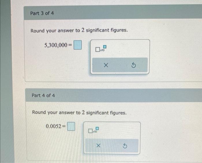 Solved Express the following numbers in scientific notation. | Chegg.com