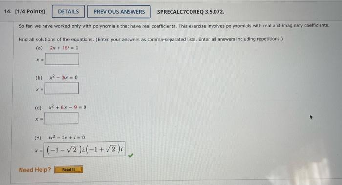 Solved A polynomial P is given. P(x)=x3+x2+2x (a) Find all | Chegg.com