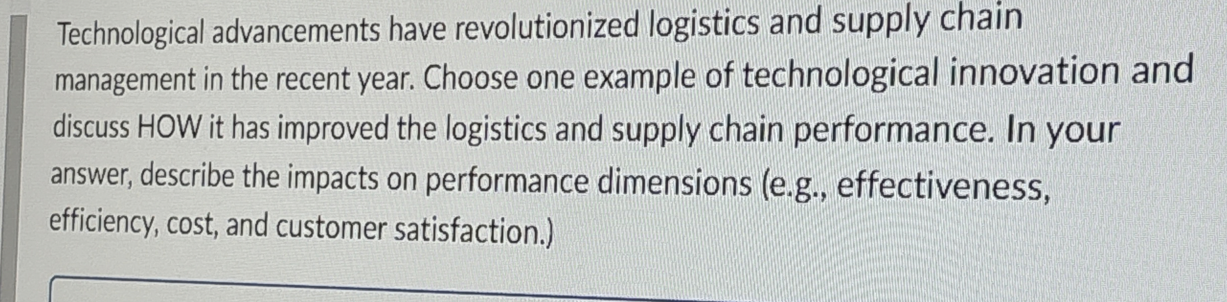Solved Technological advancements have revolutionized | Chegg.com