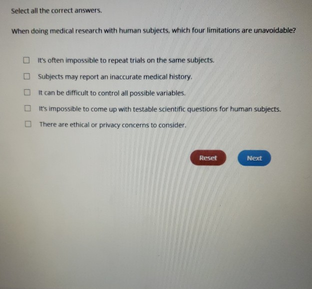Solved when doing medical res earch with human subjects , | Chegg.com