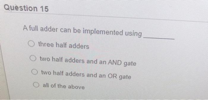 Solved How will you use 74LS283 chips to implement an 8-bit | Chegg.com