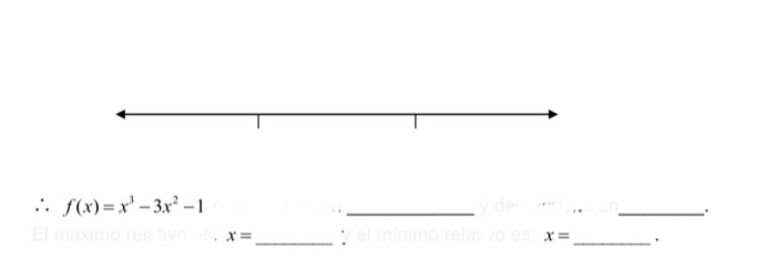 Solved Consider the function f (x) = x^3 - 3x^2 - 1 to | Chegg.com