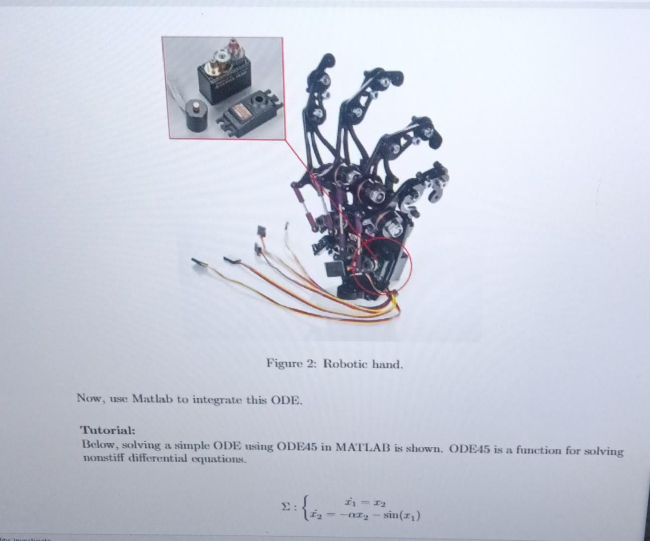 Figure 1: Rotating a link with an actuator. (b) | Chegg.com