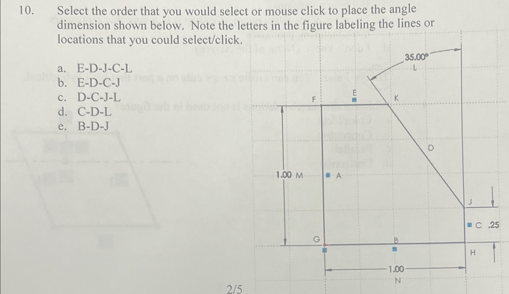 Solved Select the order that you would select or mouse click | Chegg.com