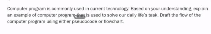 Solved Computer program is commonly used in current | Chegg.com
