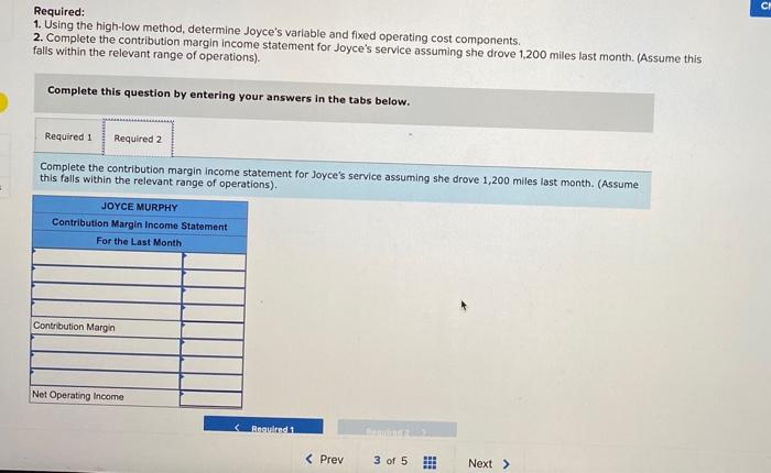 Solved E5-20 (Algo) Estimating Cost Behavior Using High-Low | Chegg.com
