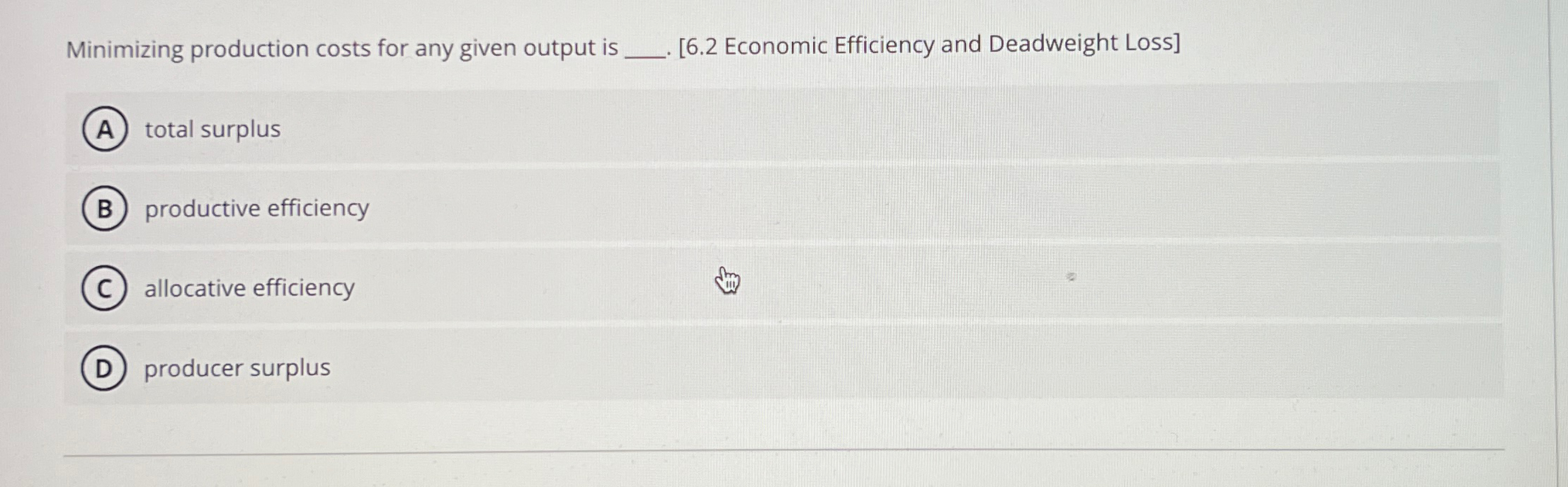 Solved Minimizing production costs for any given output | Chegg.com