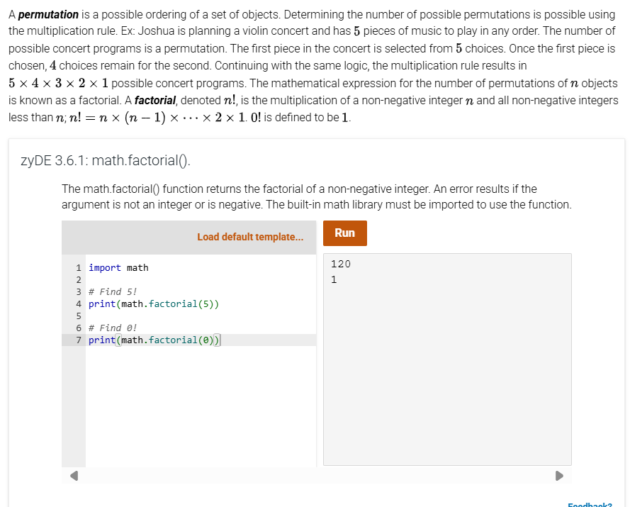 Solved A permutation is ﻿a possible ordering of ﻿a set of | Chegg.com