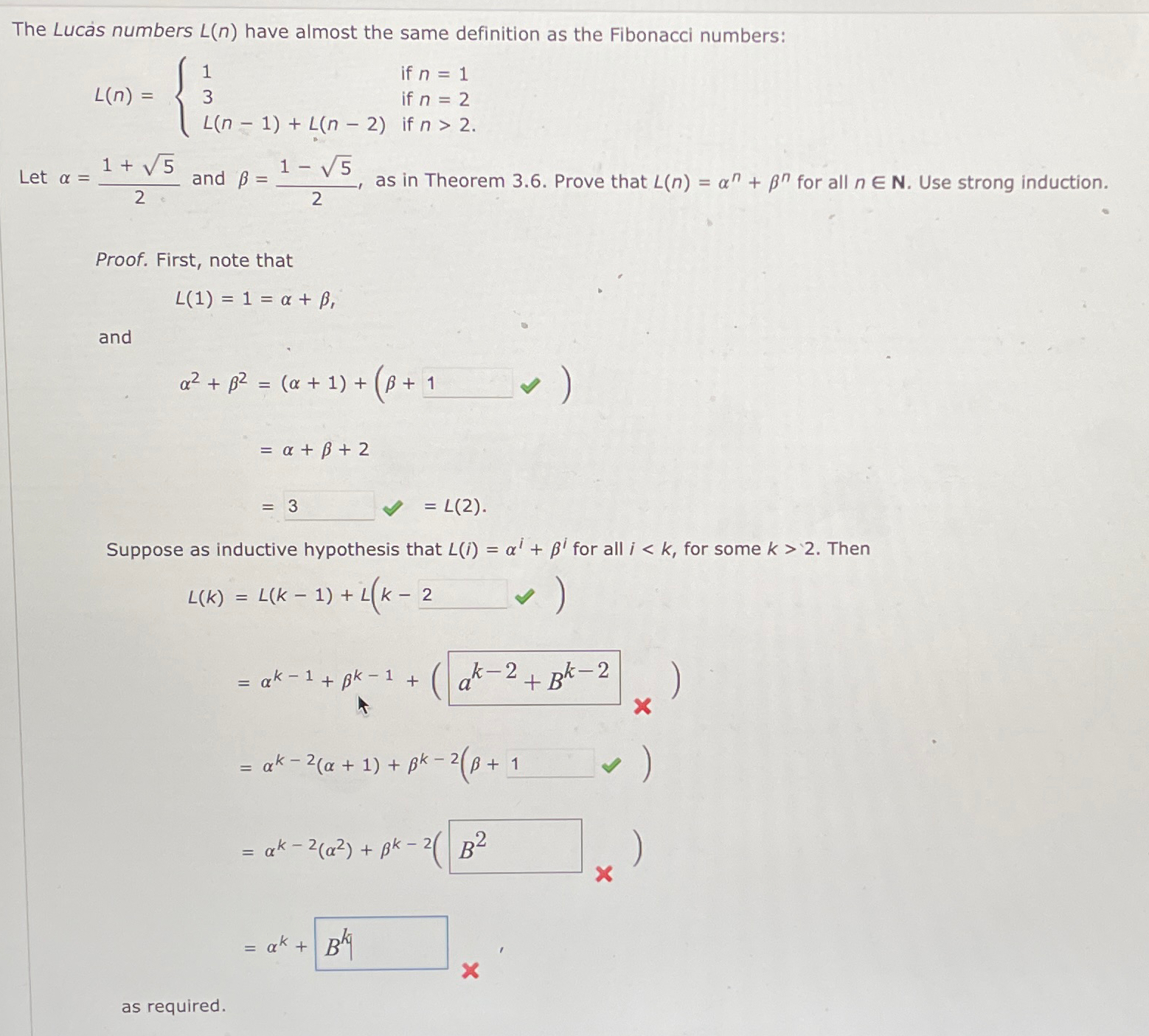 Solved The Lucas numbers L(n) ﻿have almost the same | Chegg.com