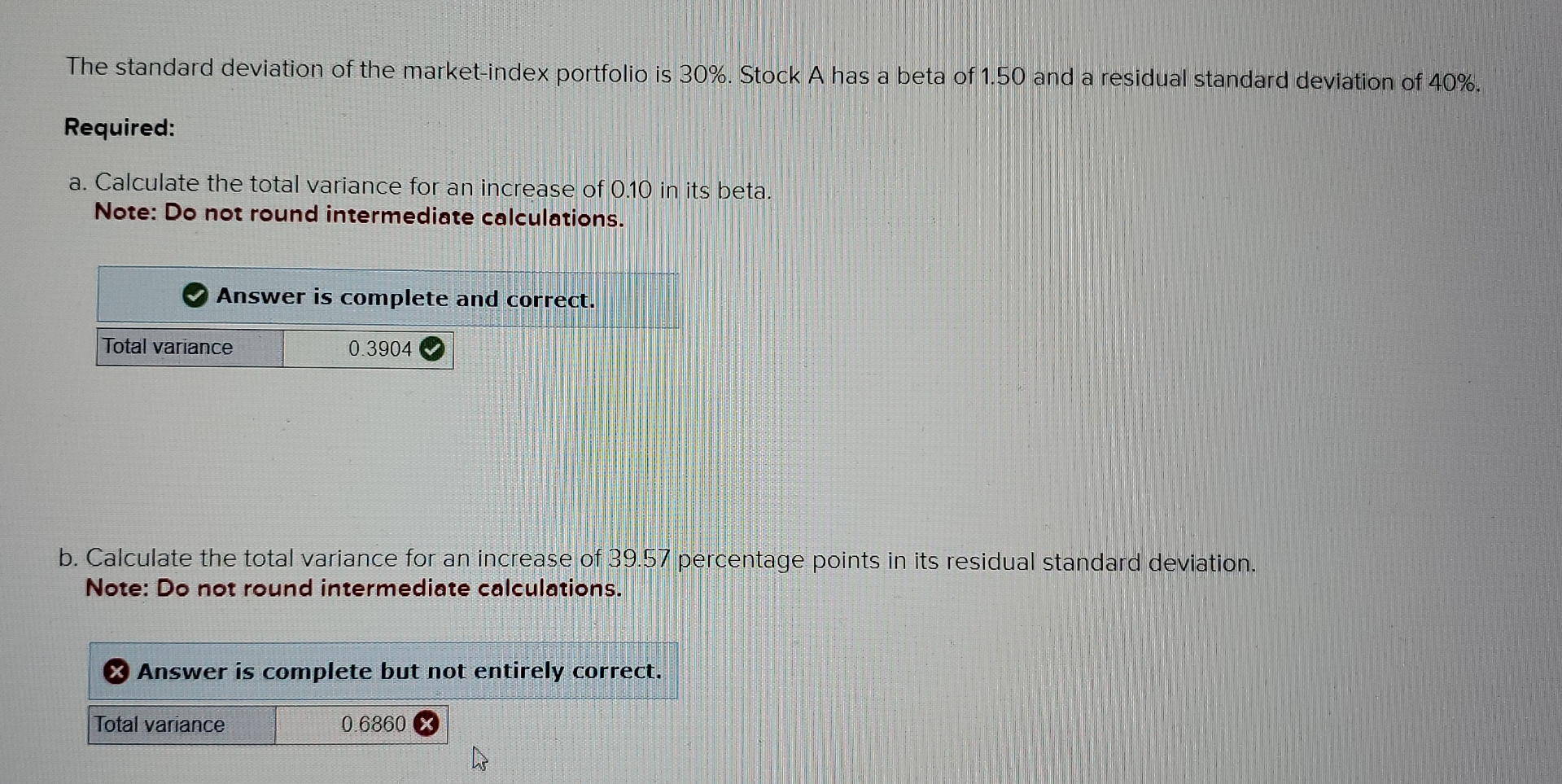 Solved The standard deviation of the market-index portfolio | Chegg.com