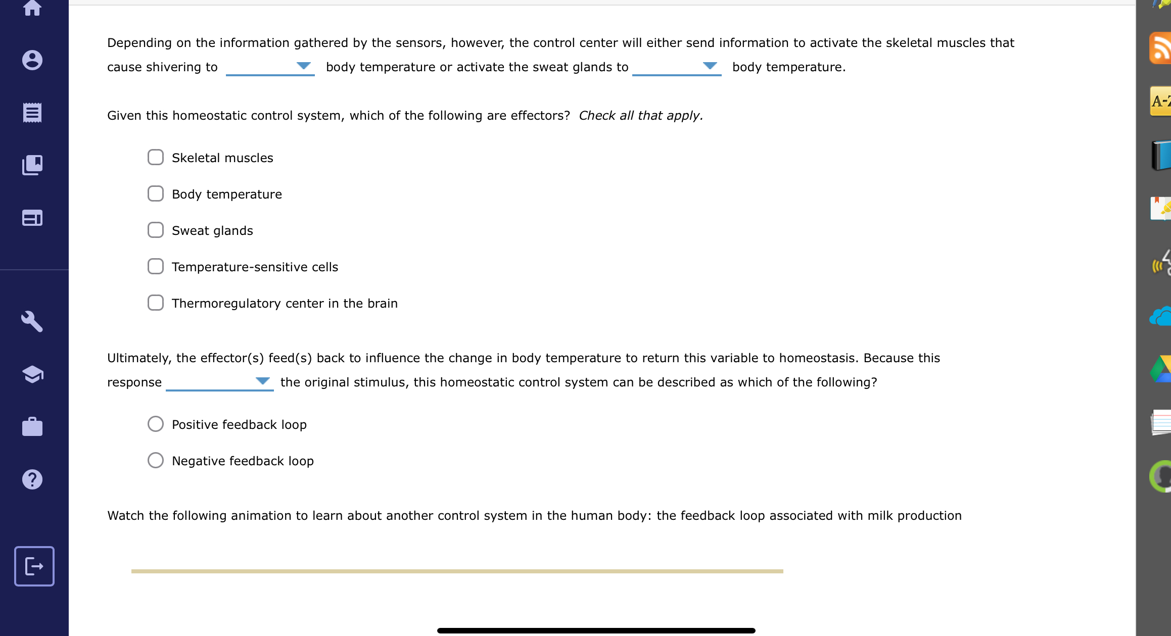 Solved Depending on the information gathered by the sensors, | Chegg.com