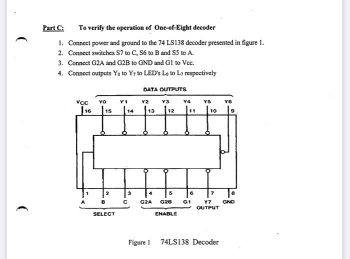 Solved with the following 74ls138 decoders make a schematic | Chegg.com