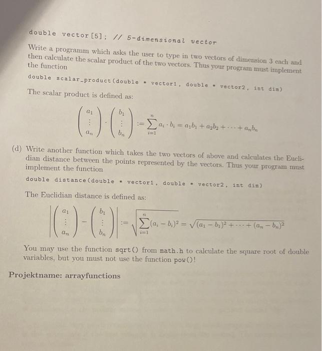 Solved Exercise 2 Functions With Array Arguments In C