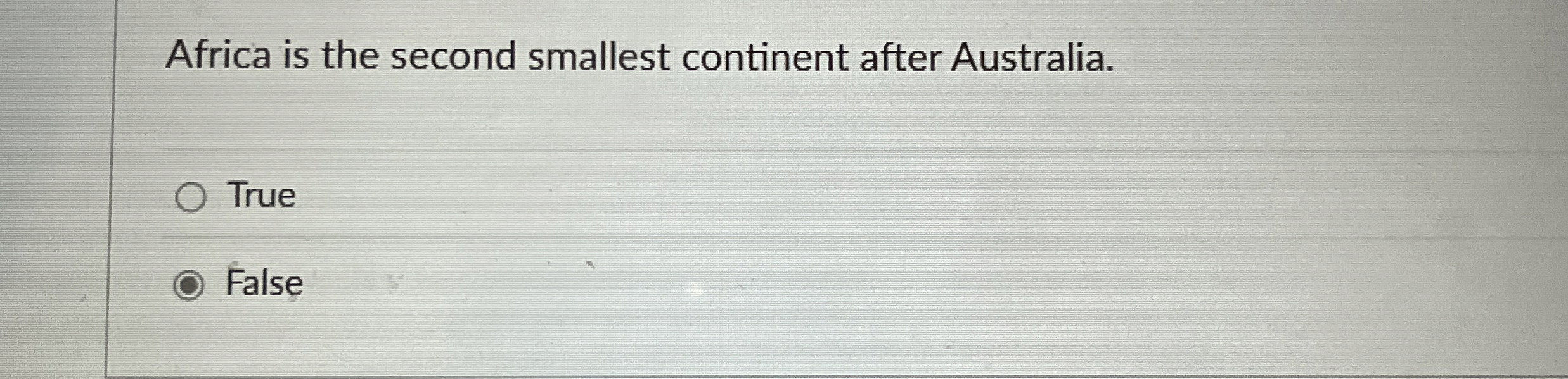 Solved Africa is the second smallest continent after | Chegg.com
