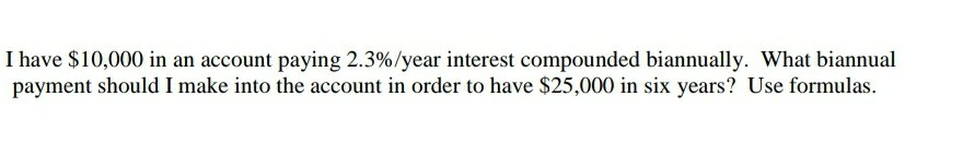 Solved I have $10,000 in an account paying 2.3%/year | Chegg.com