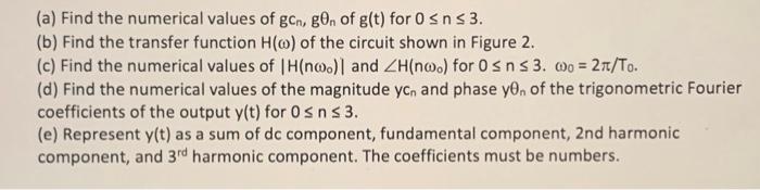 Solved 1. A rectangular pulse train g(t) shown in Figure 1 | Chegg.com