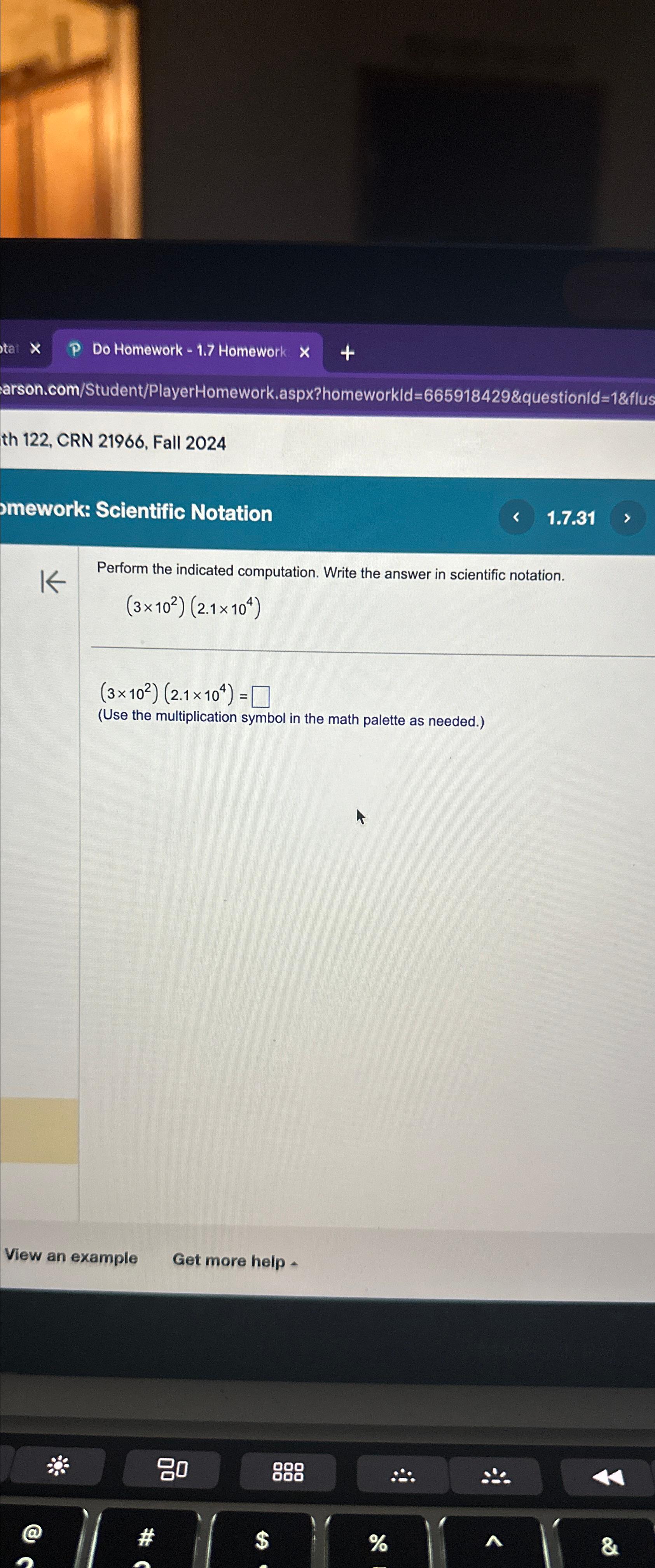 Solved P Do Homework - 1.7 | Chegg.com