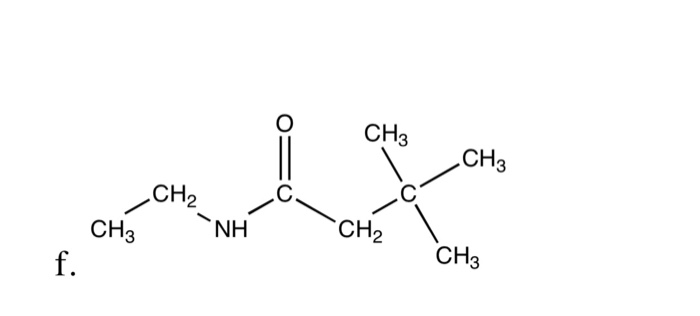 Solved CH3 -CH3 CH2 CH3 NH CH2 f. CH3 | Chegg.com